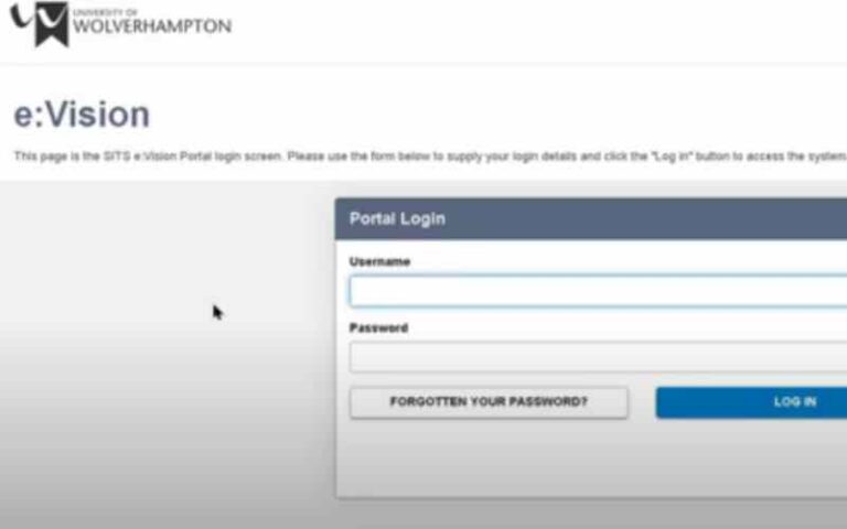 Wlv Evision LOGIN – Your Gateway to Academic Success at the University ...